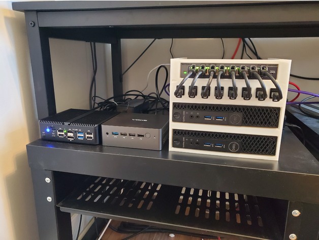 Dell Optiplex Micro 3060 Homelab Server Rack by firehaven - Thingiverse