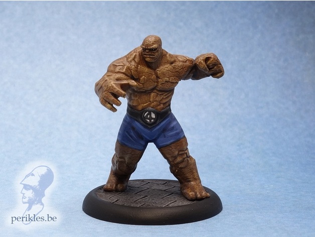 The Thing - Fantastic Four - Marvel (32mm wargaming miniature) by ...