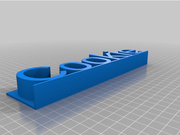 My Customized Minecraft Styled Name Plate by schleicher66 - Thingiverse