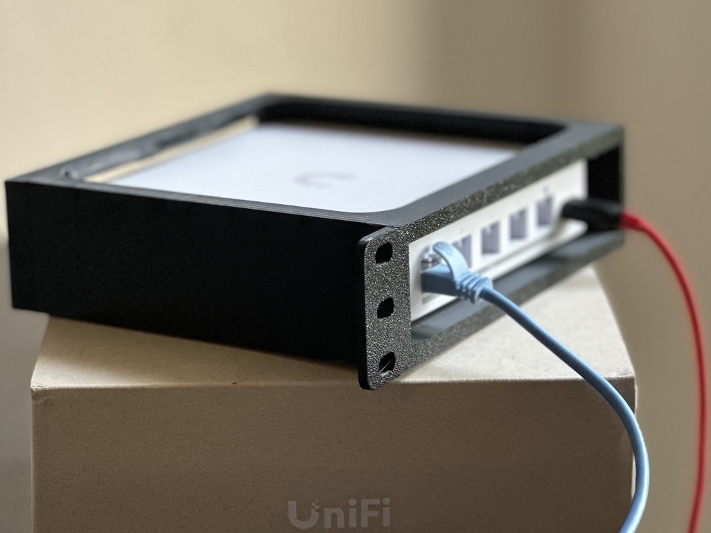 rack mount UniFi UXG Max / UniFi UCG-Ultra (19" and 10" version) by ...