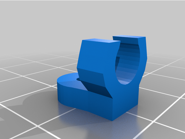 Hidden 4mm irrigation tube clip by UniqueUsername999 - Thingiverse