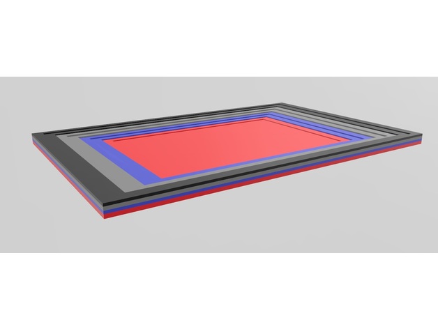 3D Frame Four-Material by 3DMaterializer - Thingiverse