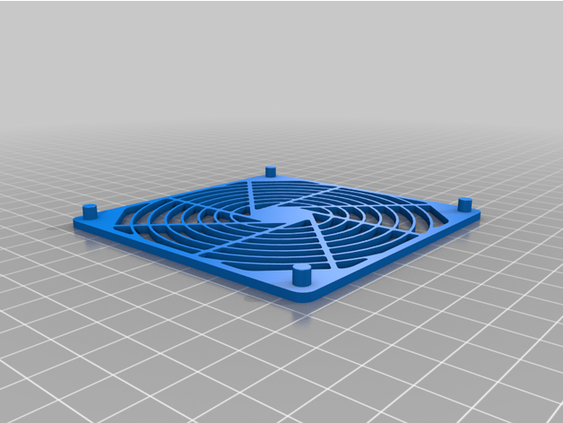 92mm fan guard by JimboSky - Thingiverse