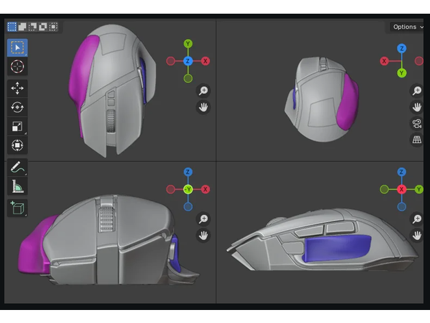 Razer Basilisk V3 - Dazilisk Mod by dazKind - Thingiverse