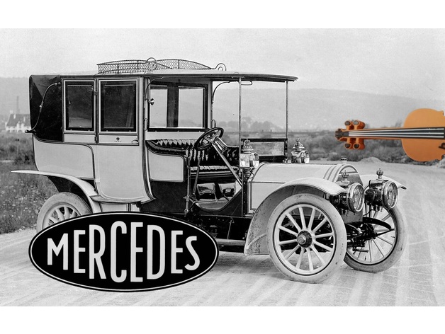 MERCEDES LOGO 1902-1909 by Mgr_Pavel_Krist - Thingiverse