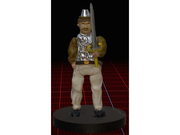 Soldier 28mm miniature by CartoonCorpse - Thingiverse